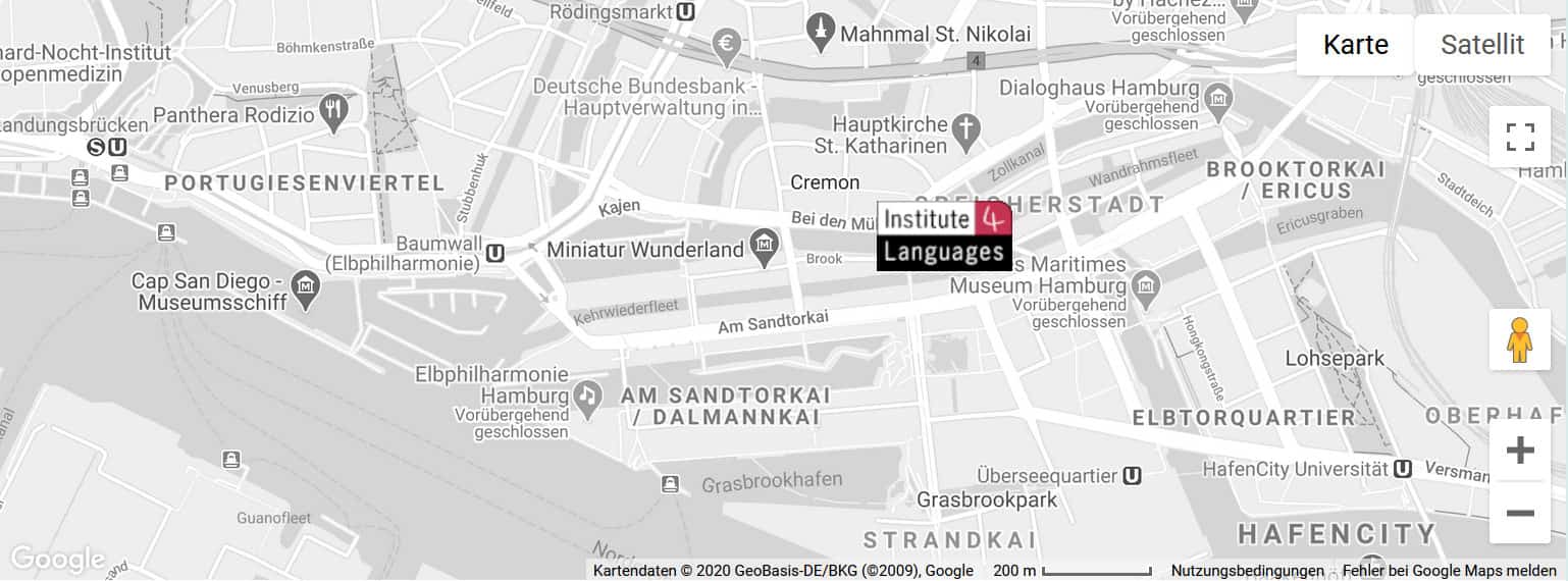 Kontakt| Sprachschule Hamburg | Institute4Languages